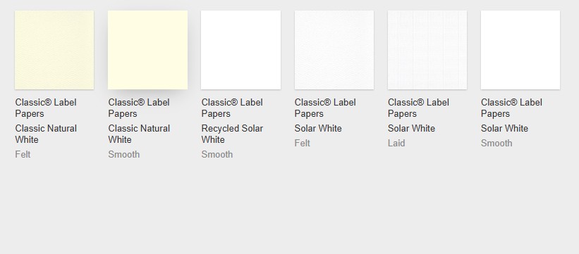 CLASSIC® LABEL Papers - Neenah Packaging